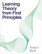 Learning Theory from First Principles