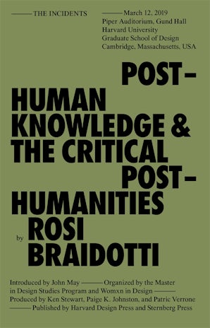 Posthuman Knowledge and the Critical Posthumanities